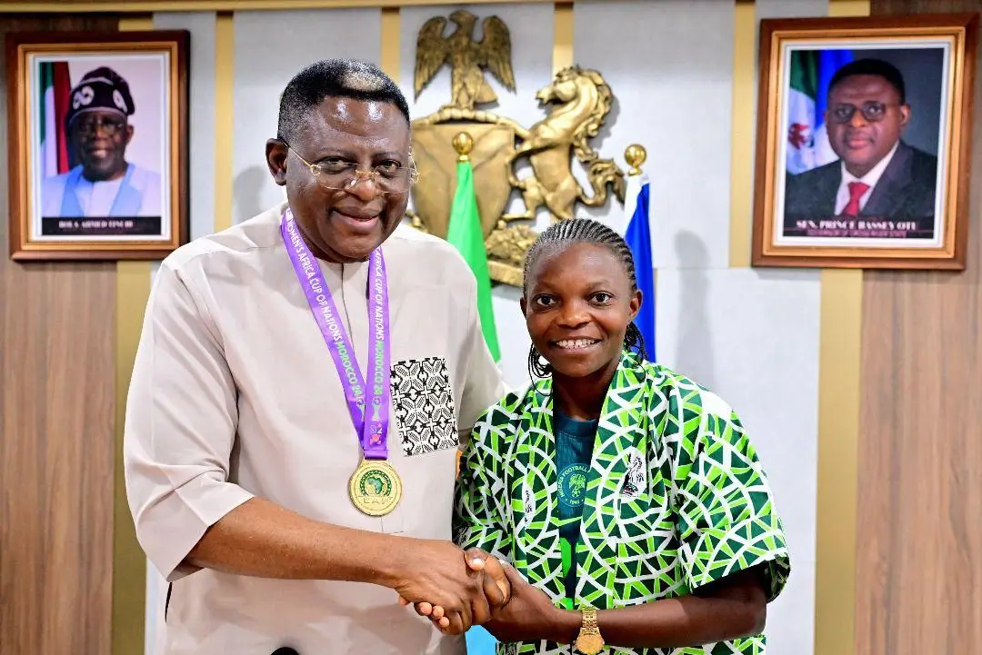 Cross River Governor Awards Miracle Usani ₦50M, Land For WAFCON Heroics ...